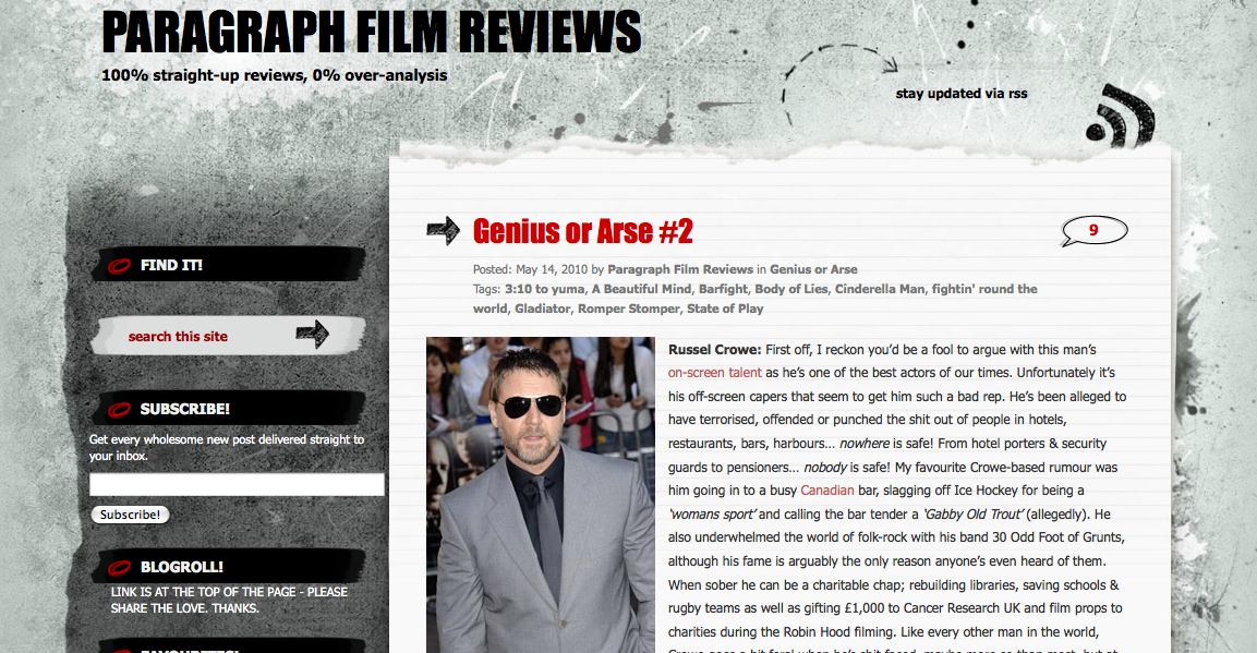 Origins: Paragraph Film Reviews | Marshall and the Movies